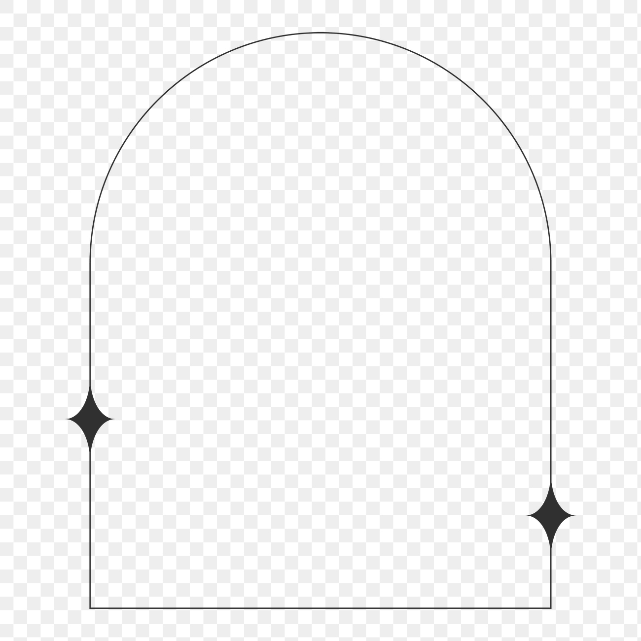 Minimal arch png shape, frame | Premium PNG - rawpixel