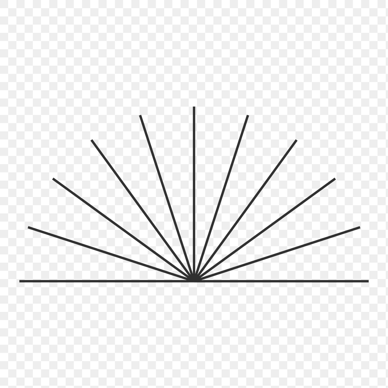 Half sun rays png sticker, | Premium PNG - rawpixel