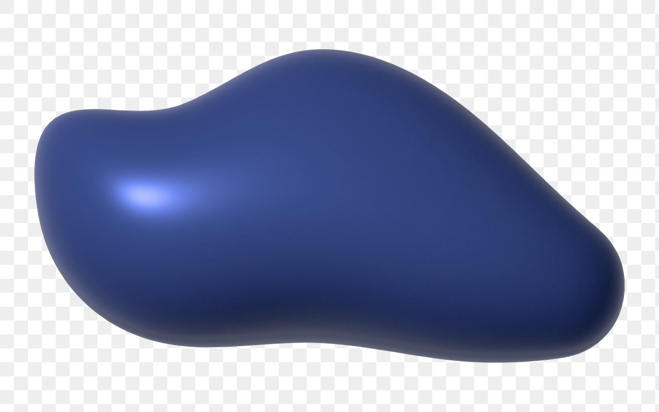 Midnight blue blob png, transparent | Premium PNG - rawpixel