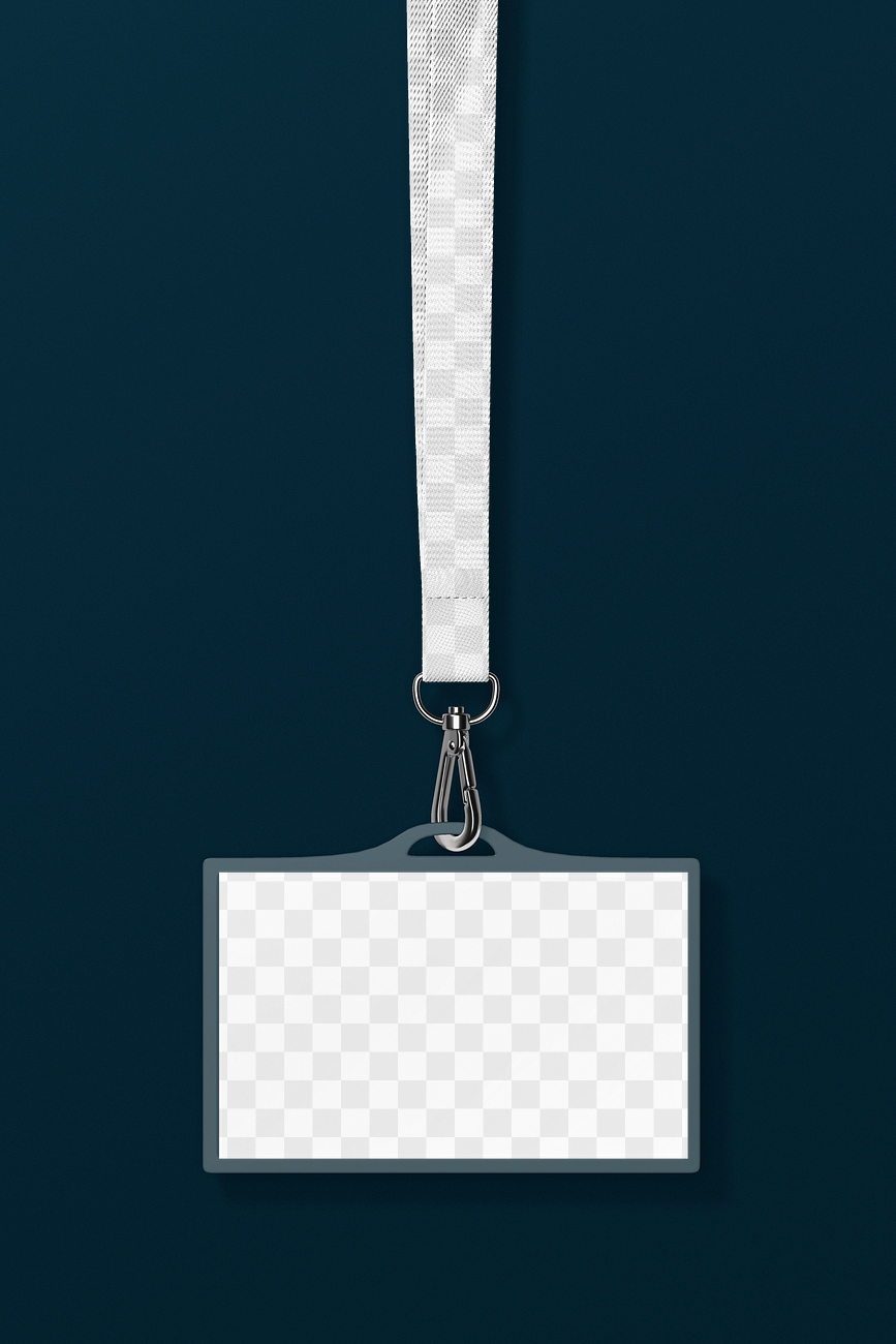 ID card png mockup, dark | Premium PNG - rawpixel