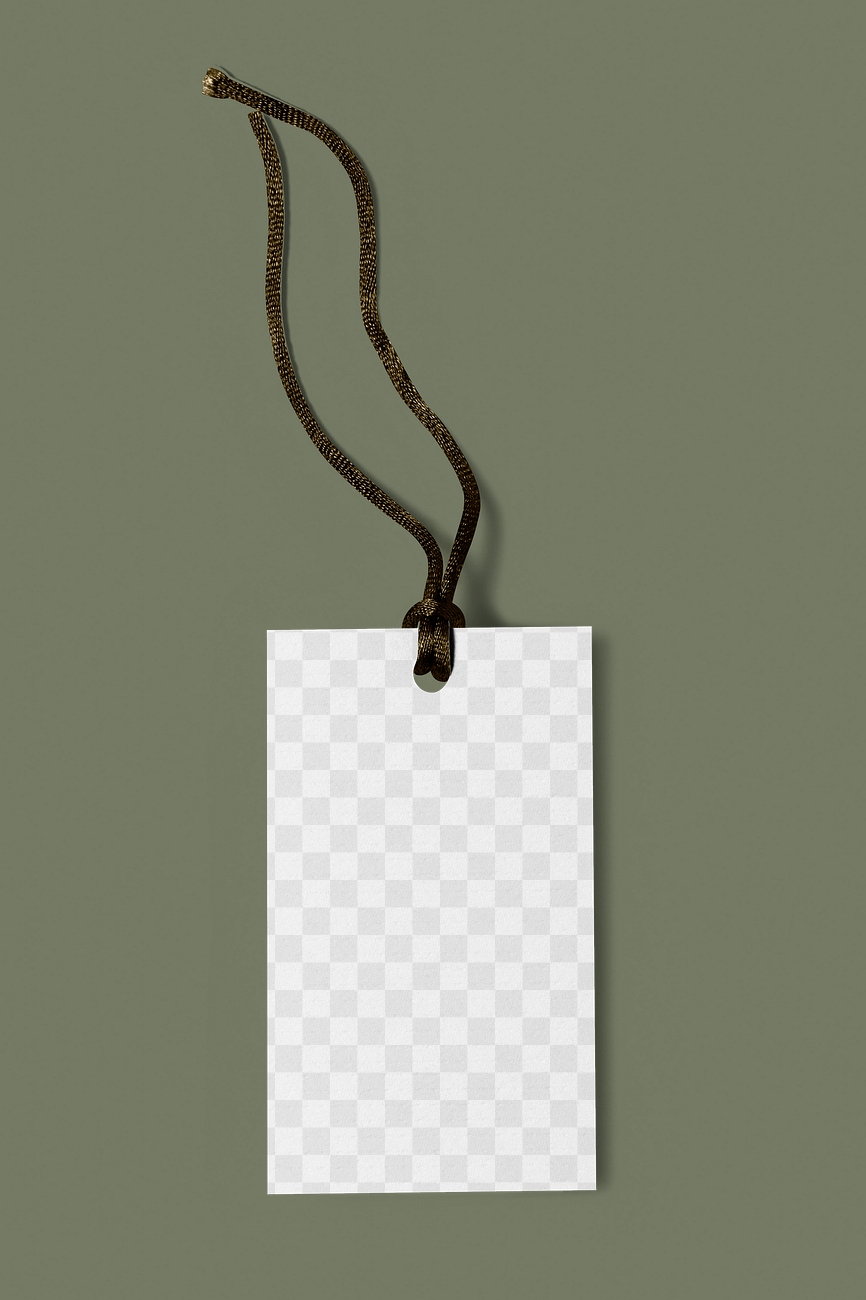 Clothing tag png mockup, transparent | Premium PNG - rawpixel