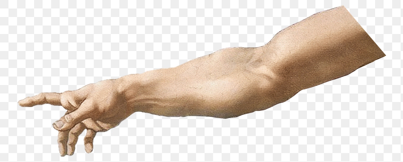 God's hand png sticker, Creation | Premium PNG - rawpixel