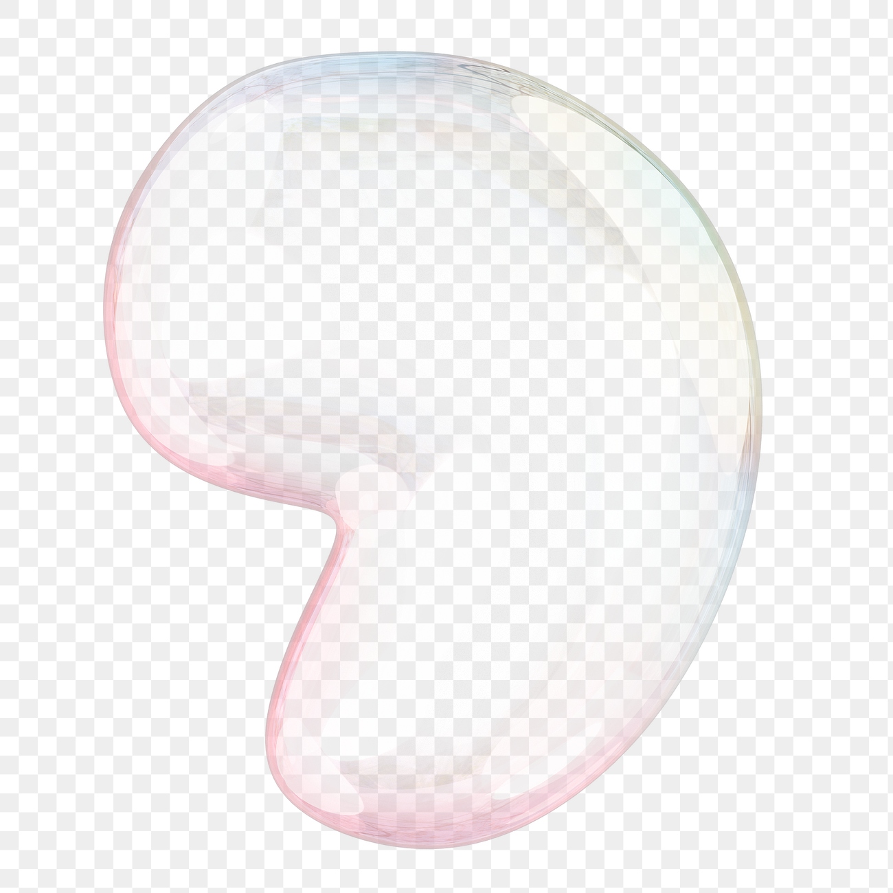 Apostrophe mark png sticker, 3D | Premium PNG - rawpixel