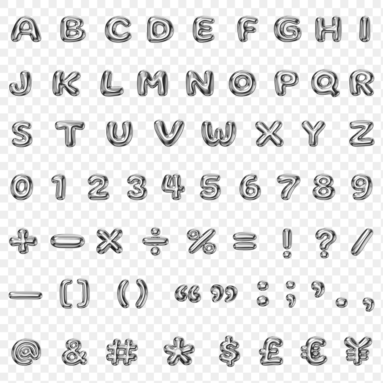 A-Z alphabet png sticker, numbers | Premium PNG - rawpixel
