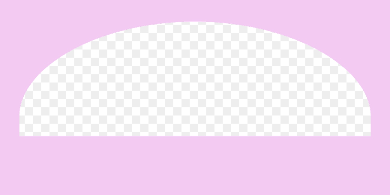 Pink semi-circle png frame, transparent | Premium PNG - rawpixel