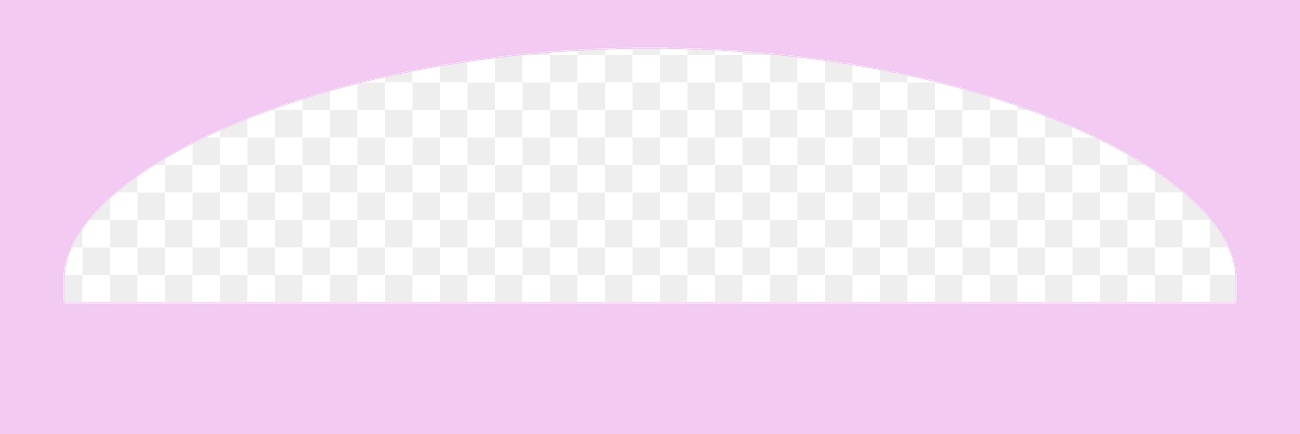 Pink semi-circle png frame, transparent | Premium PNG - rawpixel