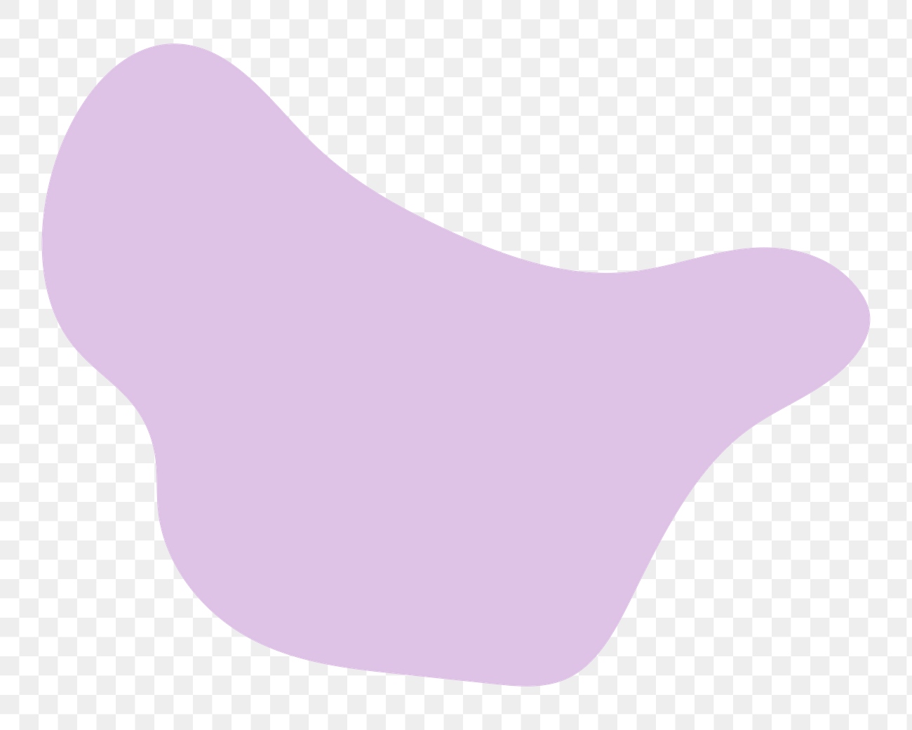 Purple blob shape abstract sticker, | Premium PNG - rawpixel
