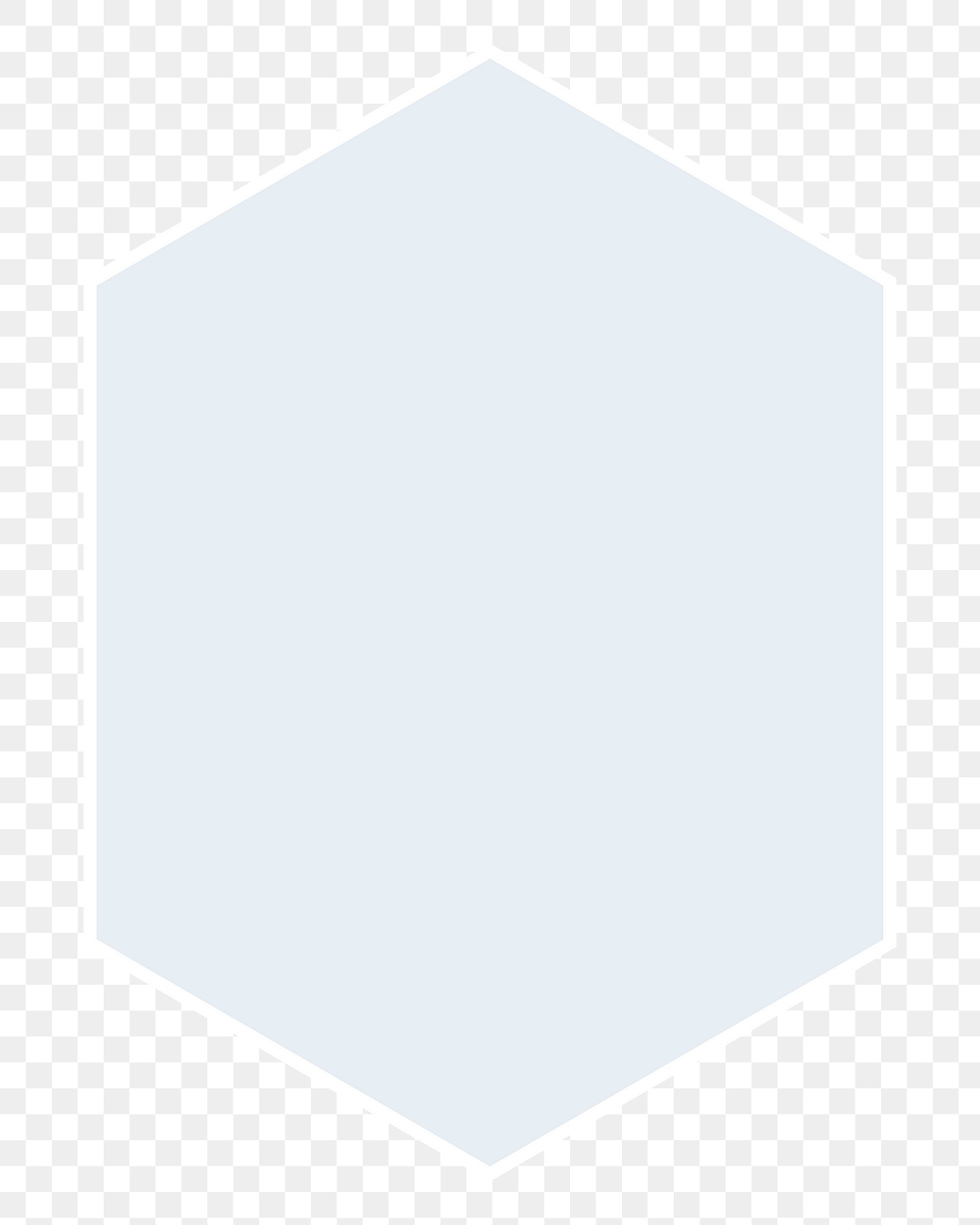 Hexagon frame png sticker, transparent | Premium PNG - rawpixel