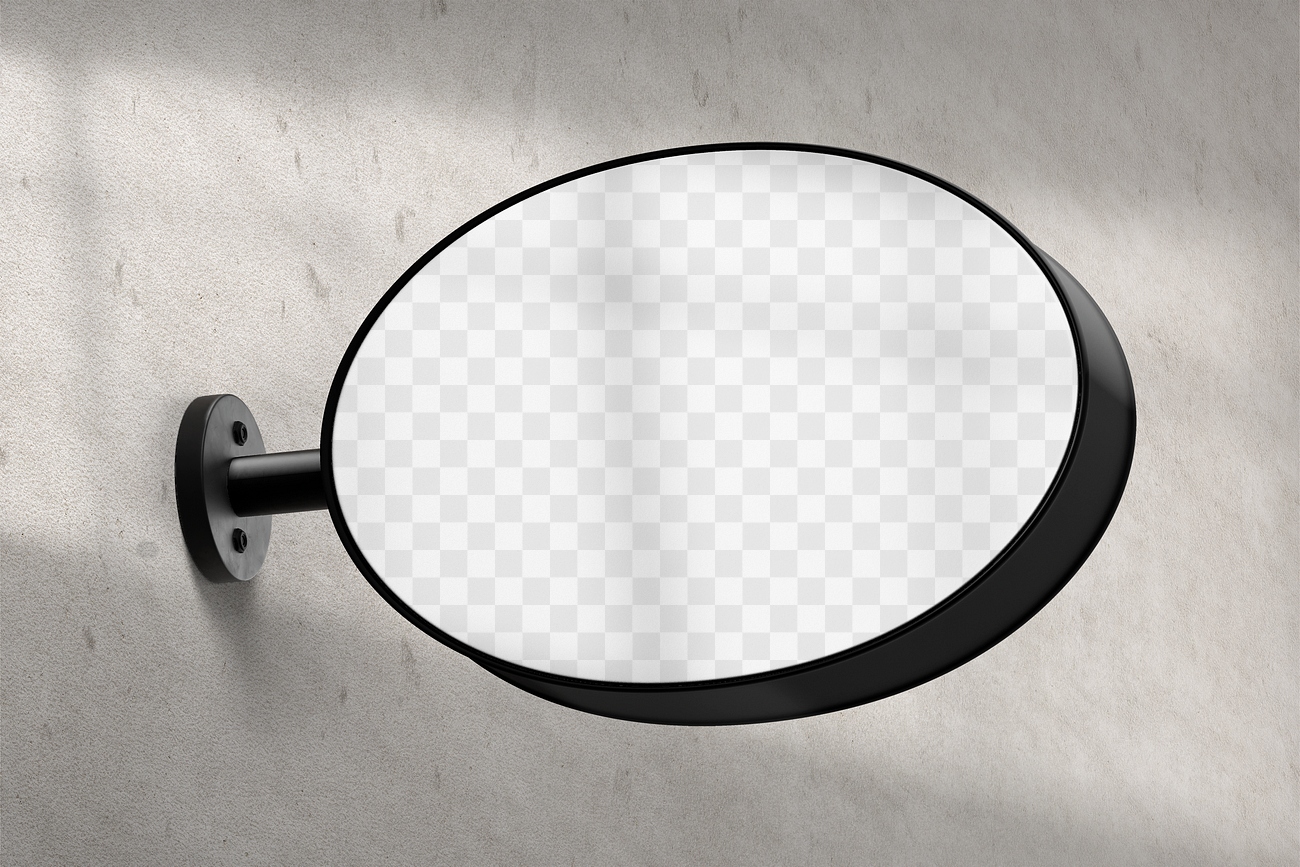 Wall sign png mockup, 3D | Premium PNG - rawpixel