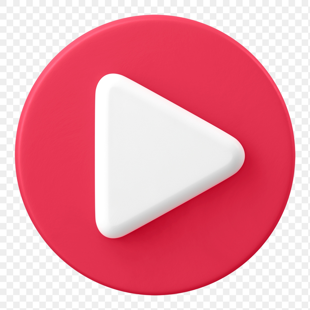 Play button png 3D sticker | Premium PNG - rawpixel