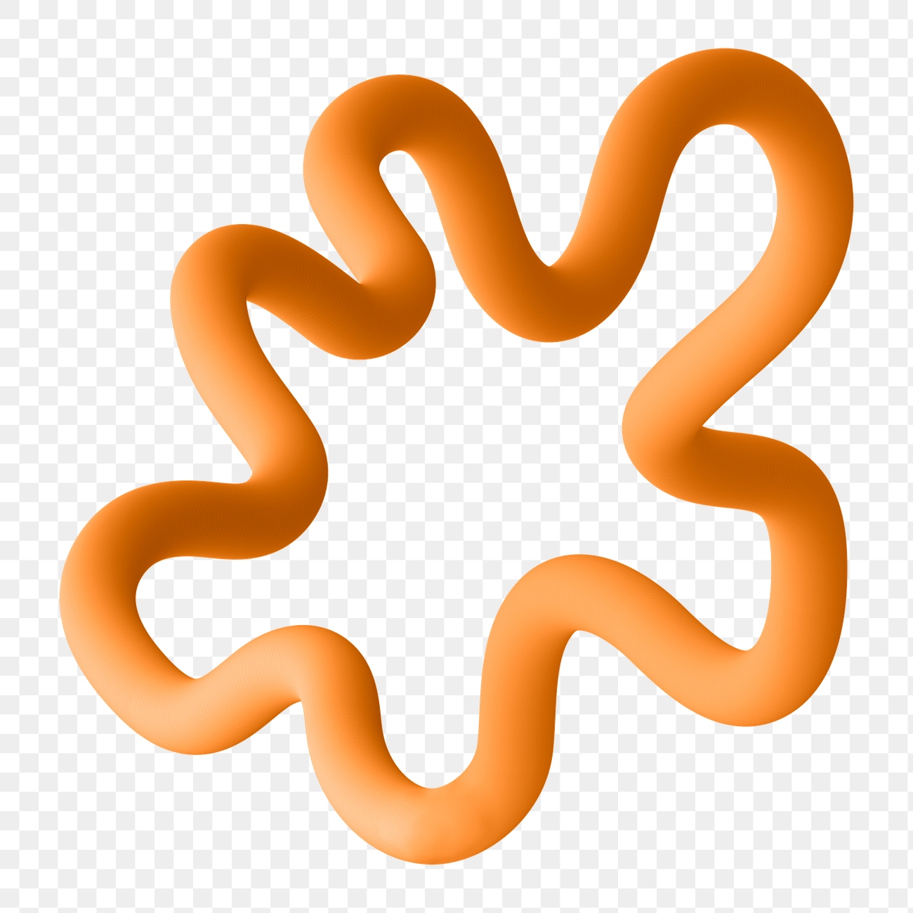 Abstract shape png 3D sticker, | Premium PNG - rawpixel