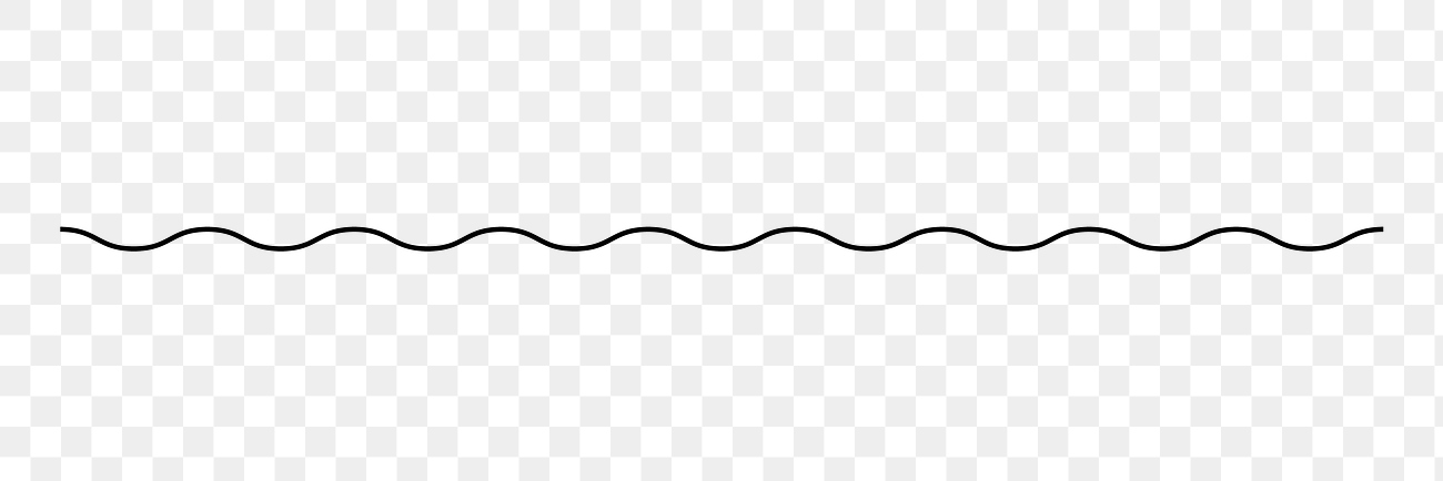 Wavy line png sticker, transparent | Premium PNG - rawpixel