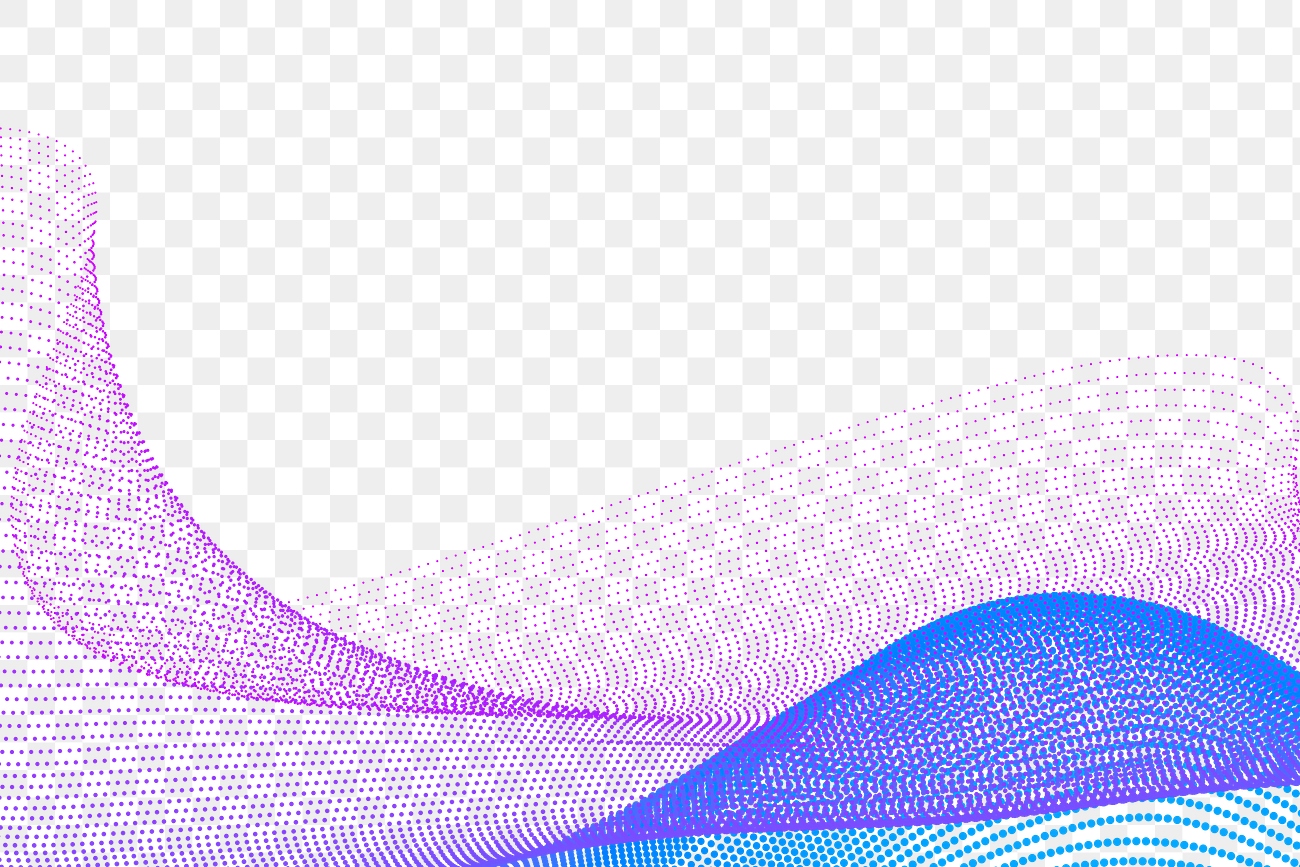 PNG wireframe wave border sticker | Premium PNG - rawpixel
