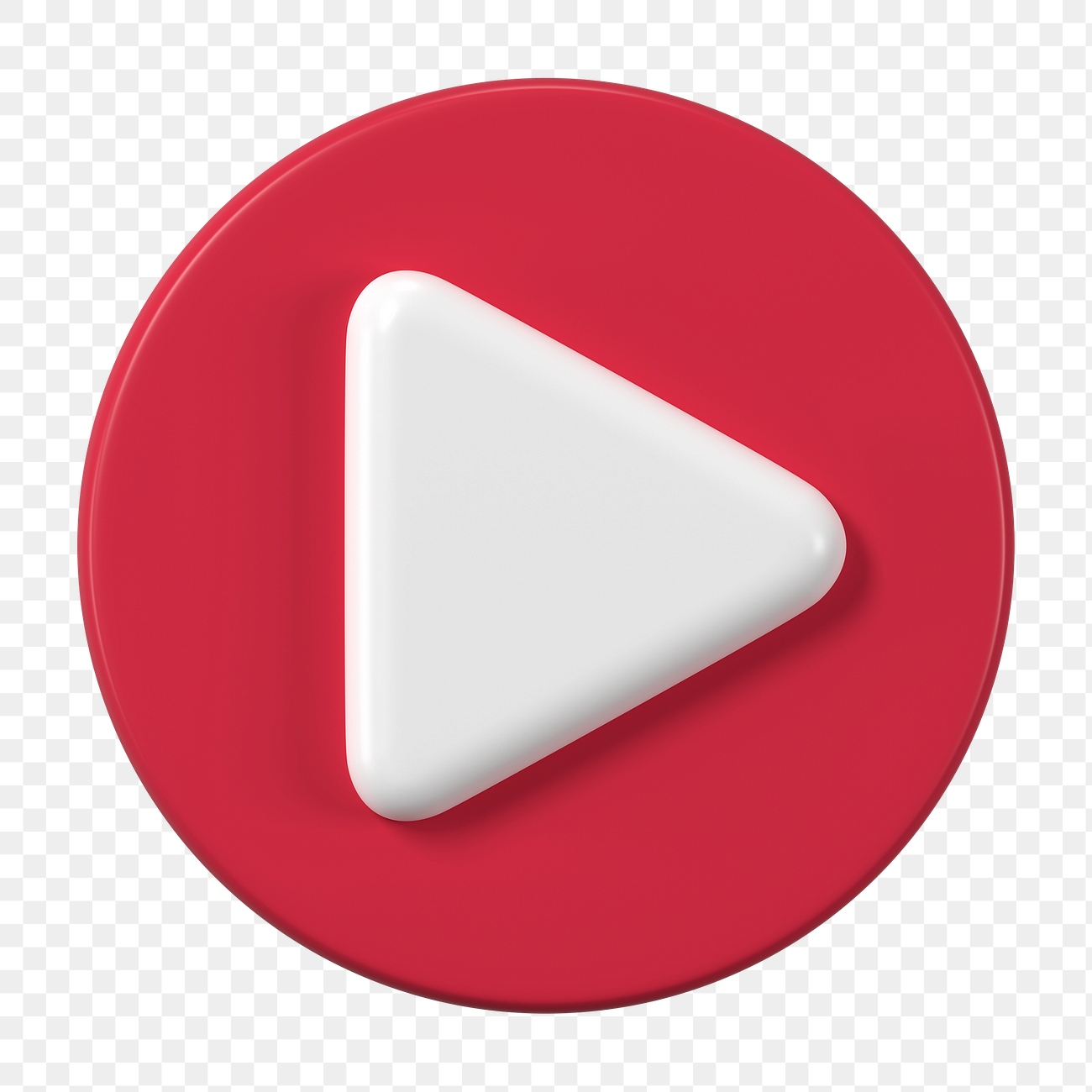 3D png play button clipart | Premium PNG Sticker - rawpixel