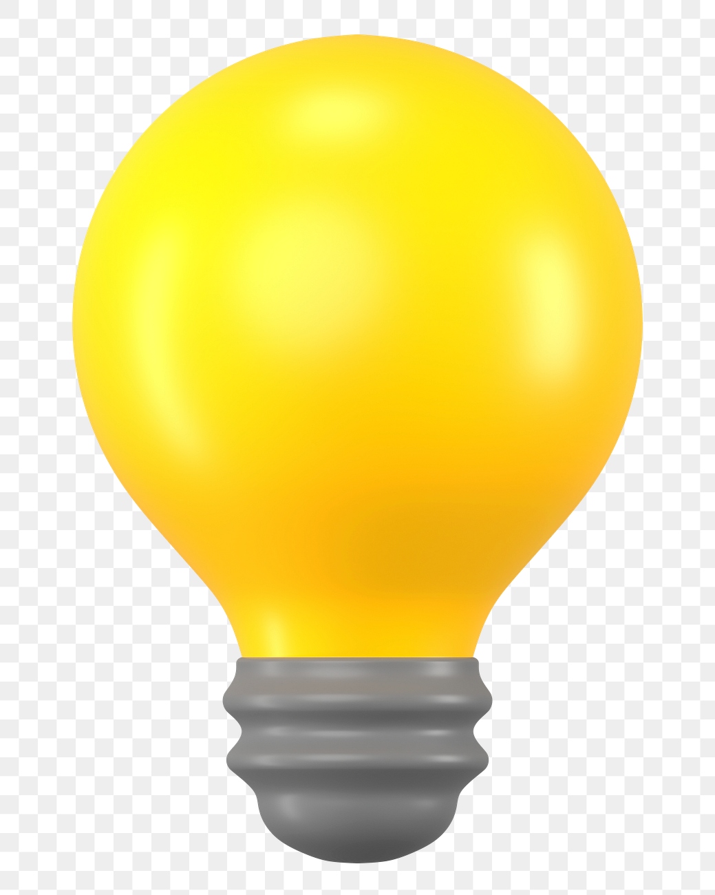 3D light bulb png sticker | Premium PNG Sticker - rawpixel