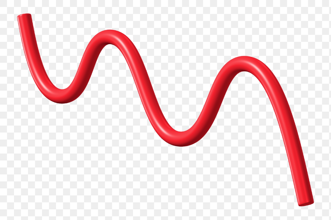 3D squiggle png, wavy shape | Premium PNG - rawpixel