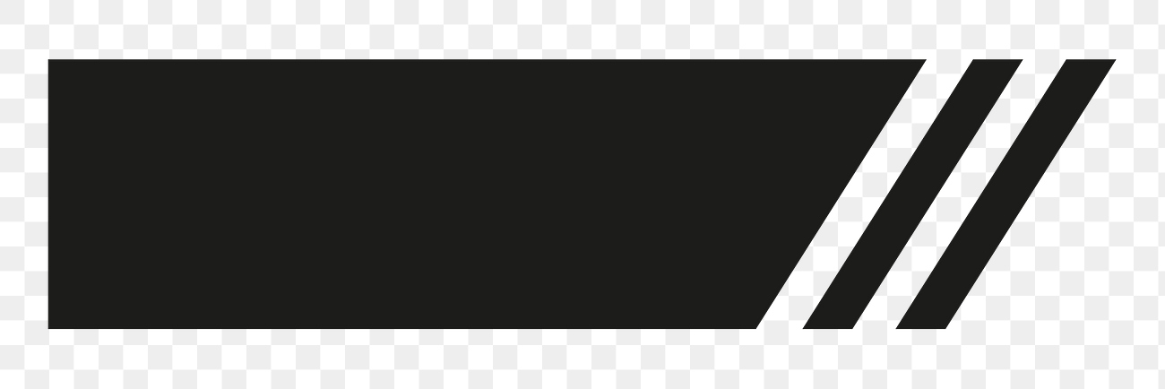Black divider png sticker, flat | Premium PNG - rawpixel