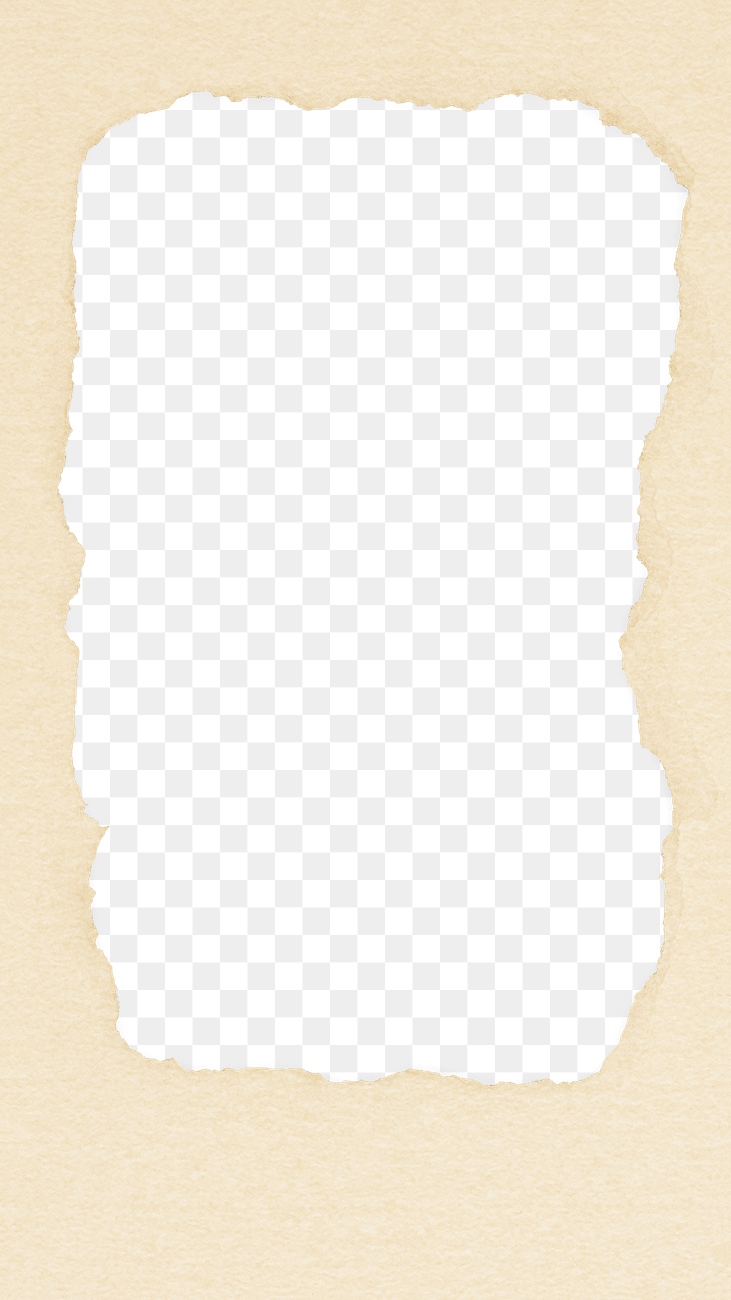 Beige ripped paper png frame, | Premium PNG - rawpixel