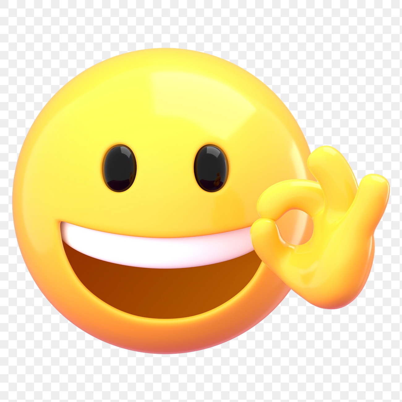 OK emoji png sticker, 3D | Premium PNG - rawpixel