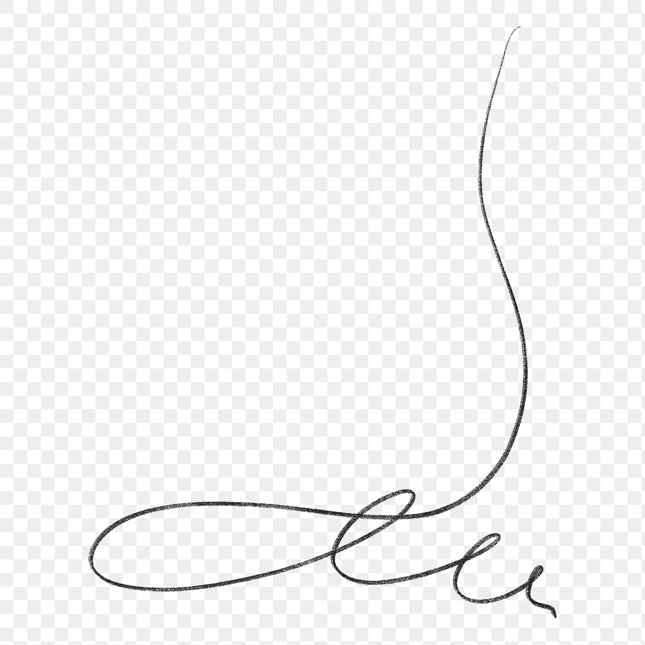 Scribble line png sticker, transparent | Premium PNG - rawpixel