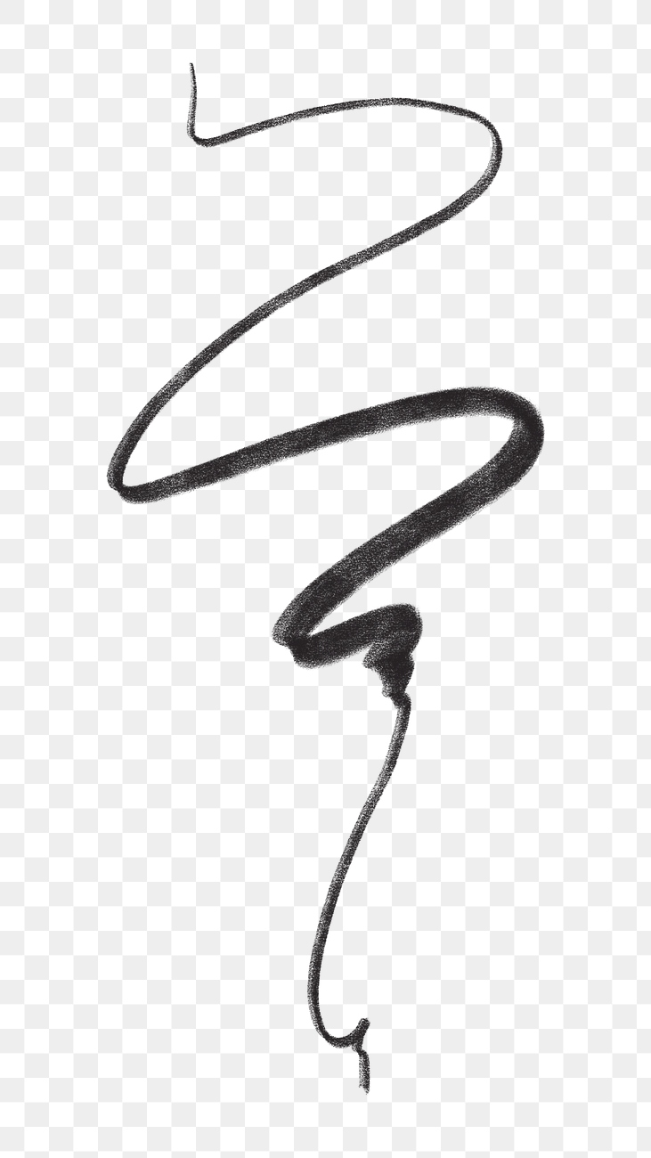 Scribble line png sticker, transparent | Premium PNG - rawpixel