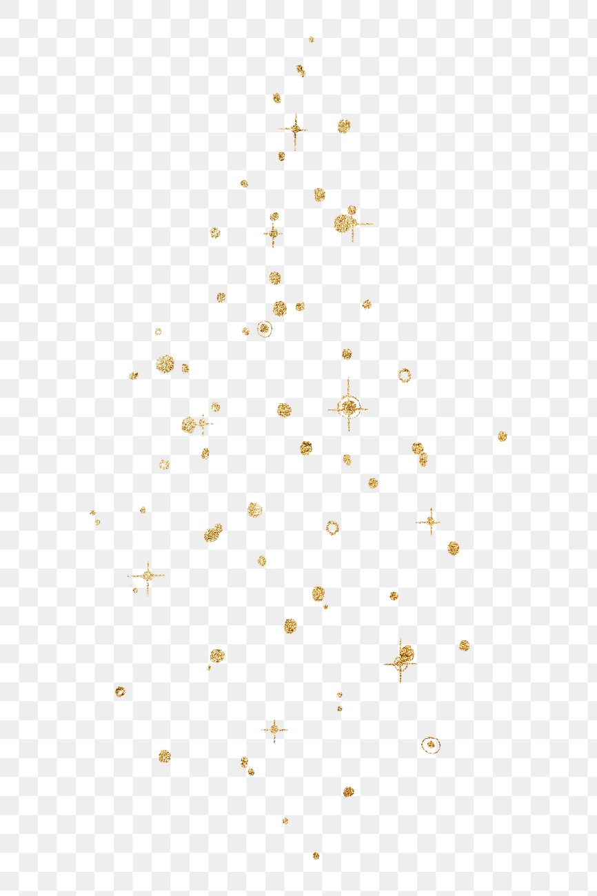 Gold snow png sticker, transparent | Premium PNG - rawpixel
