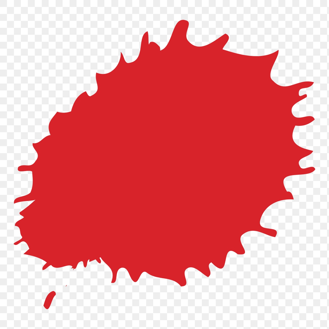 Red color splash png sticker, | Free PNG - rawpixel