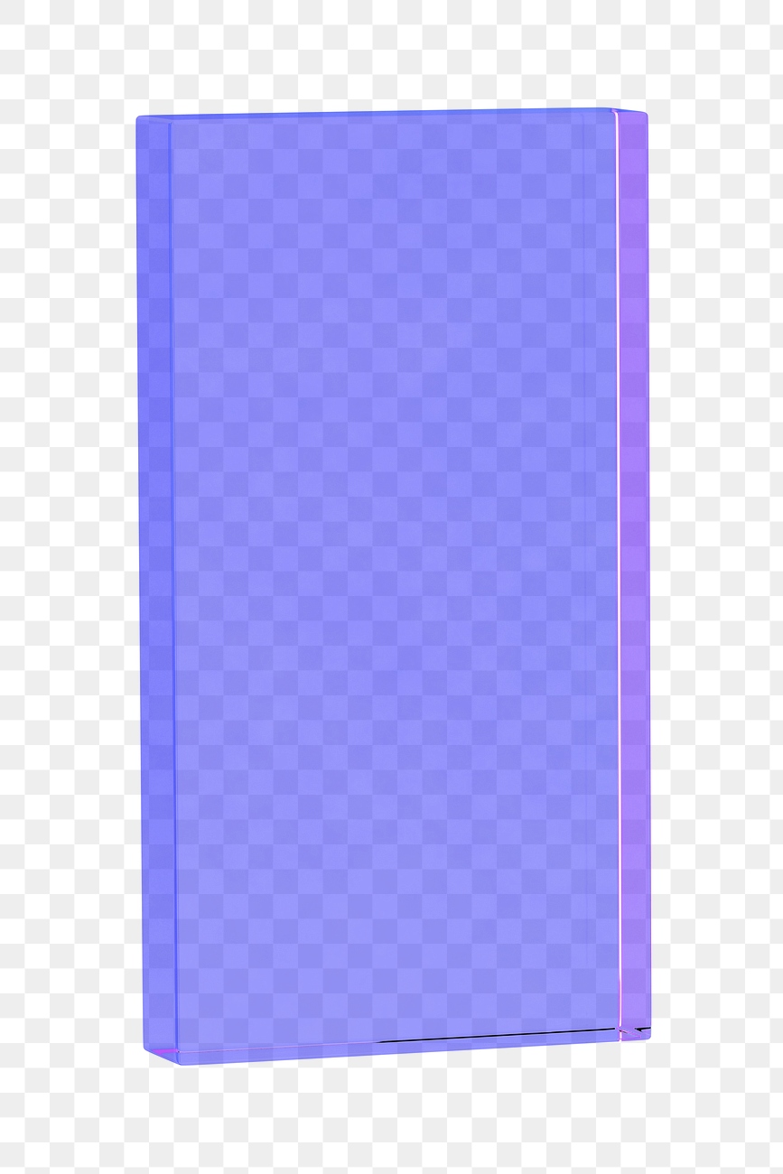 Transparent purple 3D rectangle png | Premium PNG - rawpixel