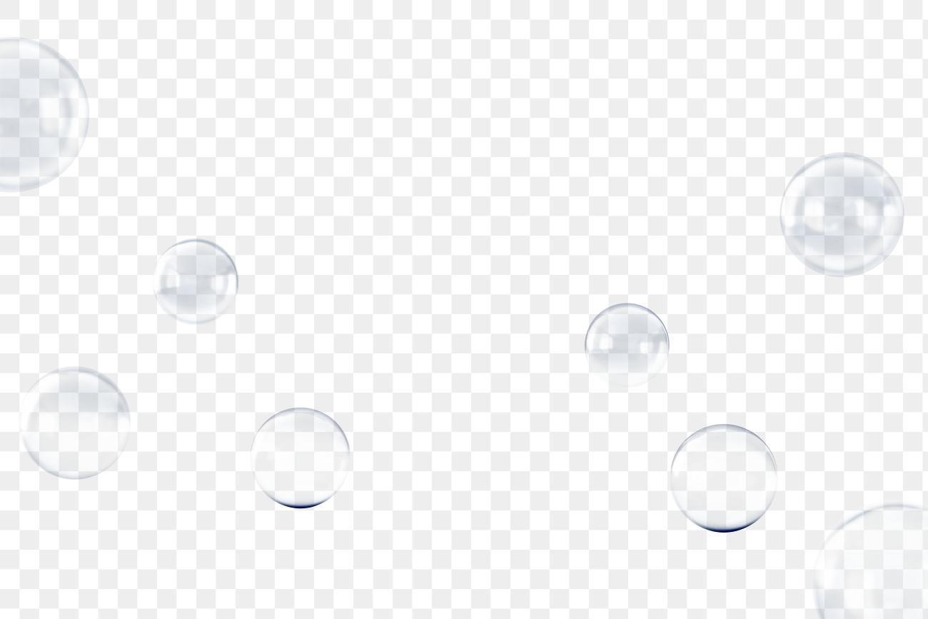 3D floating bubbles png transparent | Premium PNG - rawpixel
