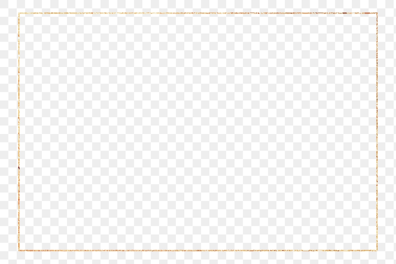 Gold glitter frame png, transparent | Premium PNG - rawpixel