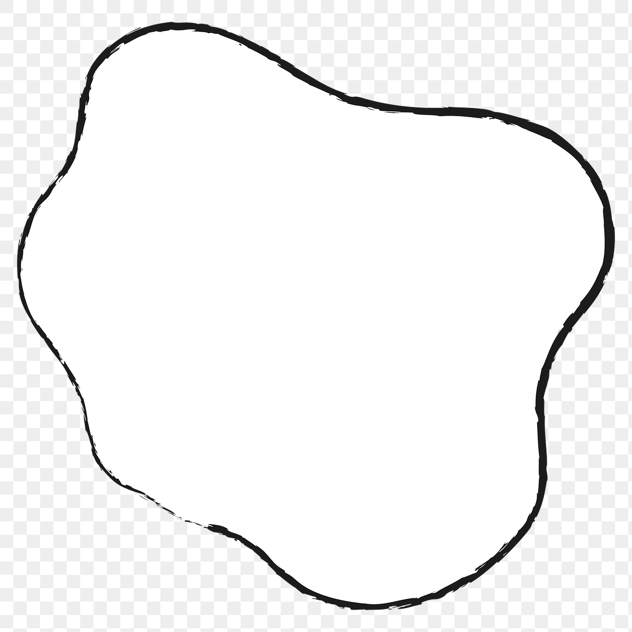 PNG organic shape badge transparent | Free PNG - rawpixel