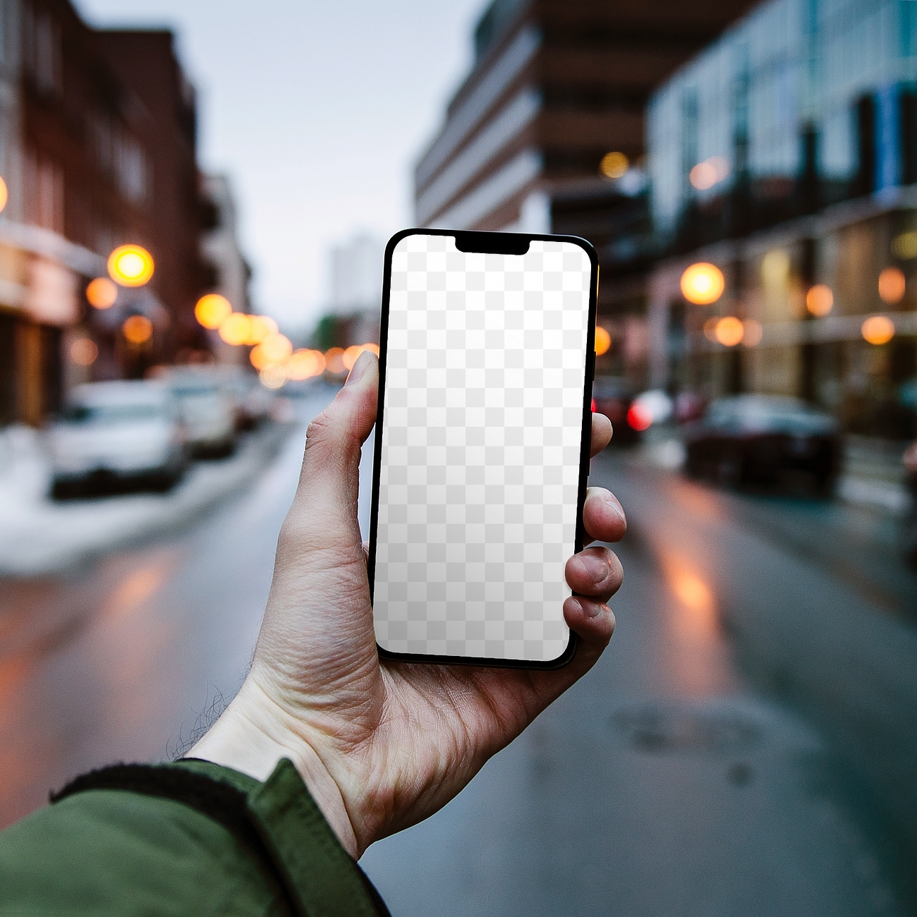 Smartphone screen png transparent mockup | Free PNG - rawpixel