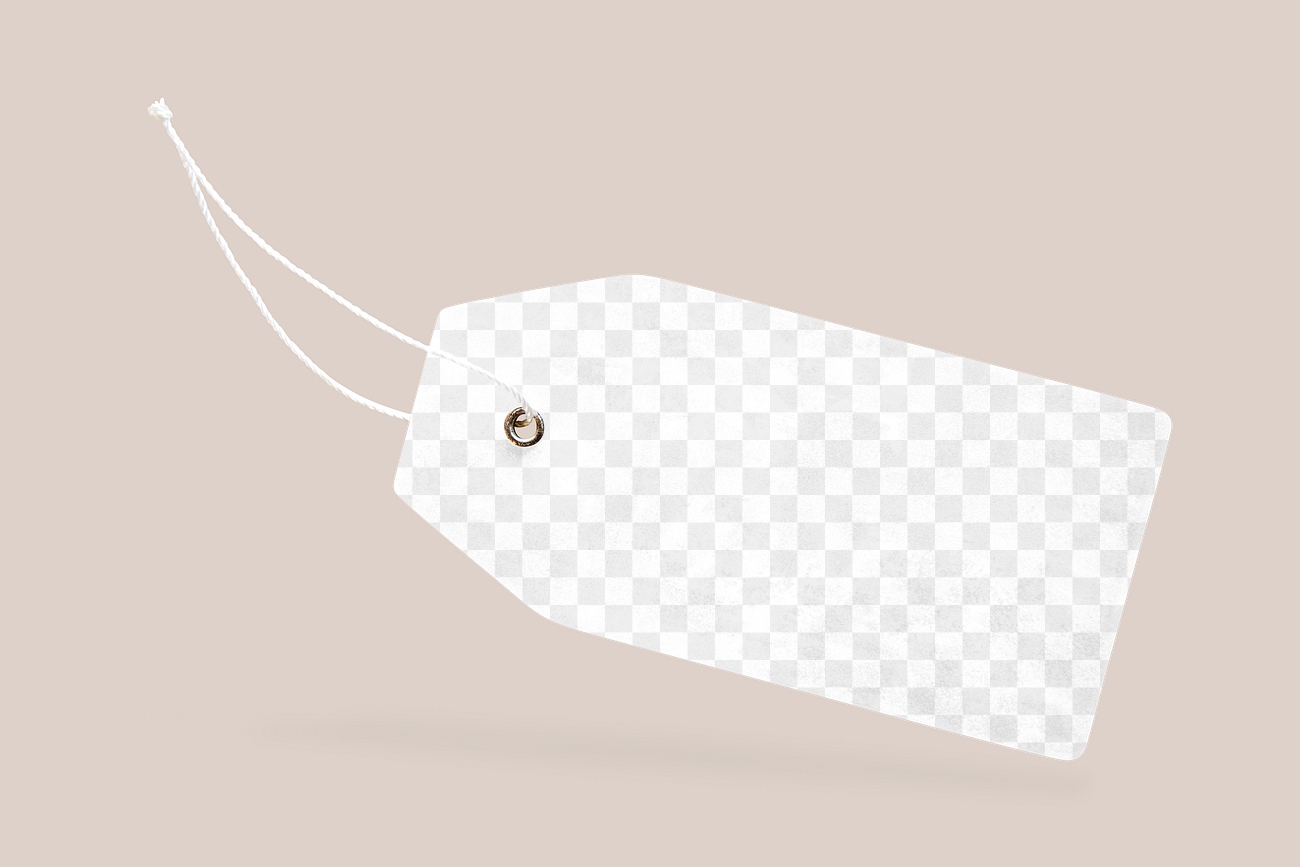 Label tag png mockup, transparent | Free PNG - rawpixel