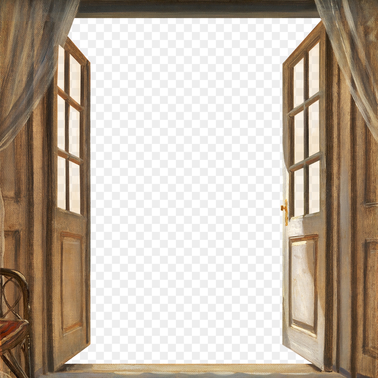 Opened doors png illustration, transparent | Premium PNG - rawpixel