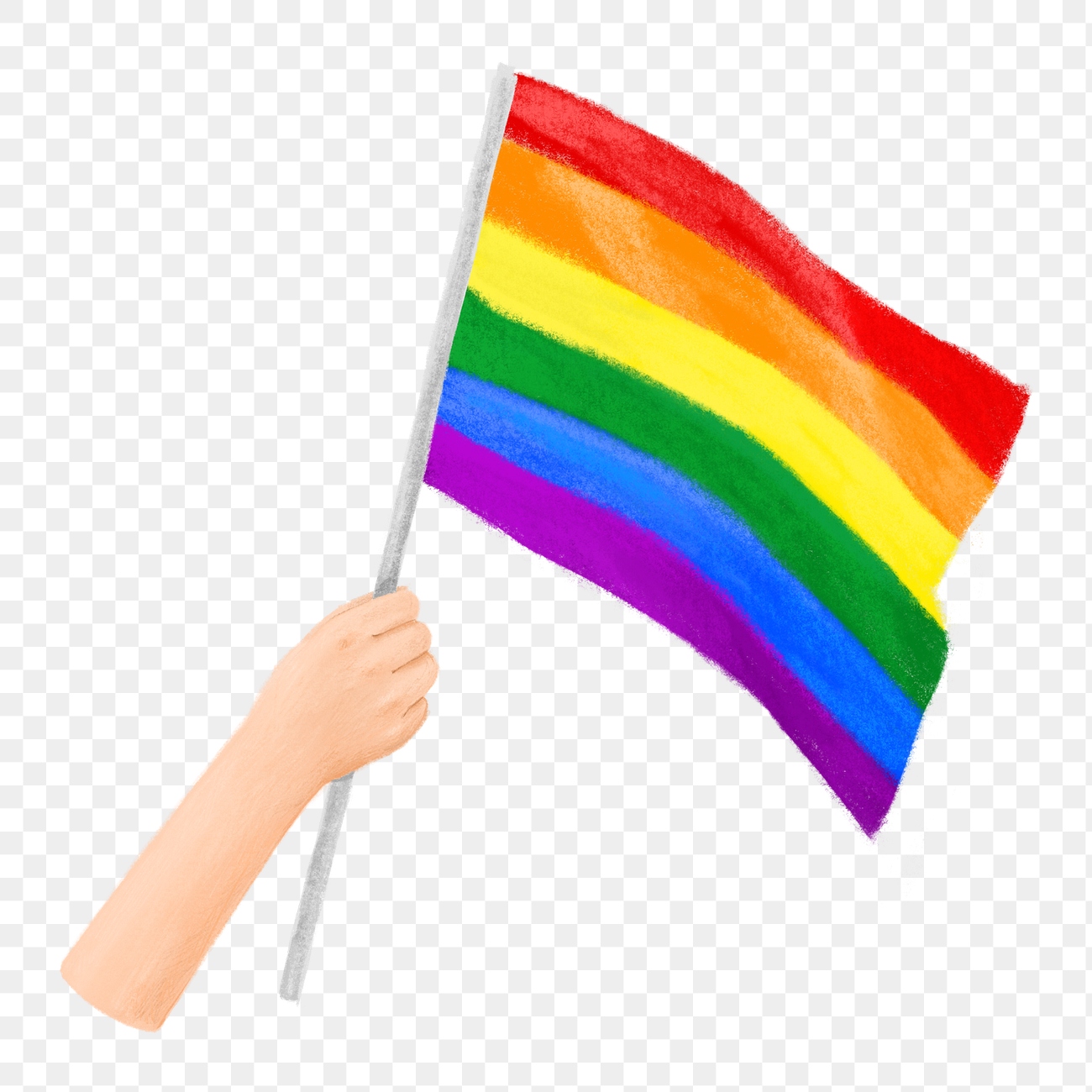 Pride flag png, diversity illustration, | Premium PNG - rawpixel