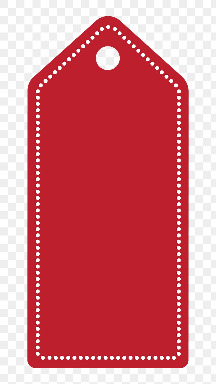 PNG red price tag, simple | Premium PNG - rawpixel