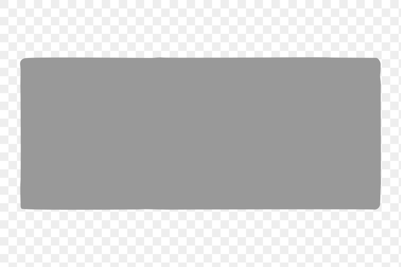 Gray rectangle png, blank geometric | Premium PNG - rawpixel