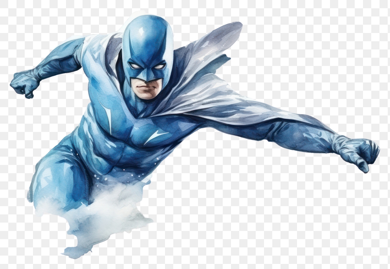 PNG Superhero vitality cartoon drawing. | Free PNG - rawpixel