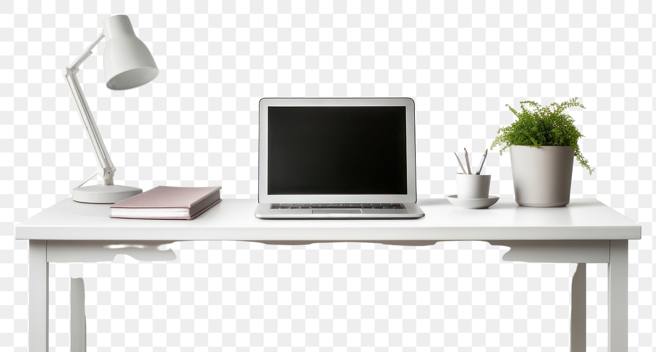 PNG Furniture computer laptop table. | Premium PNG - rawpixel