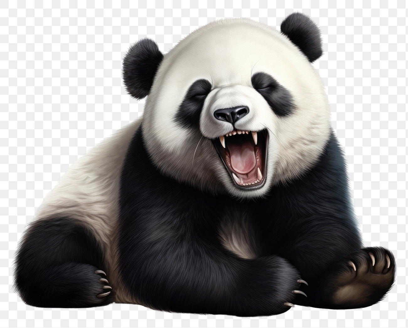 PNG Wildlife mammal animal panda. | Premium PNG - rawpixel