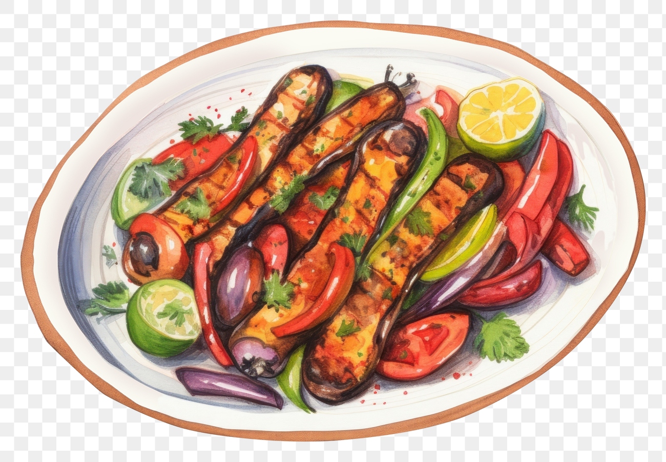 PNG Dish plate food meal, | Free PNG - rawpixel