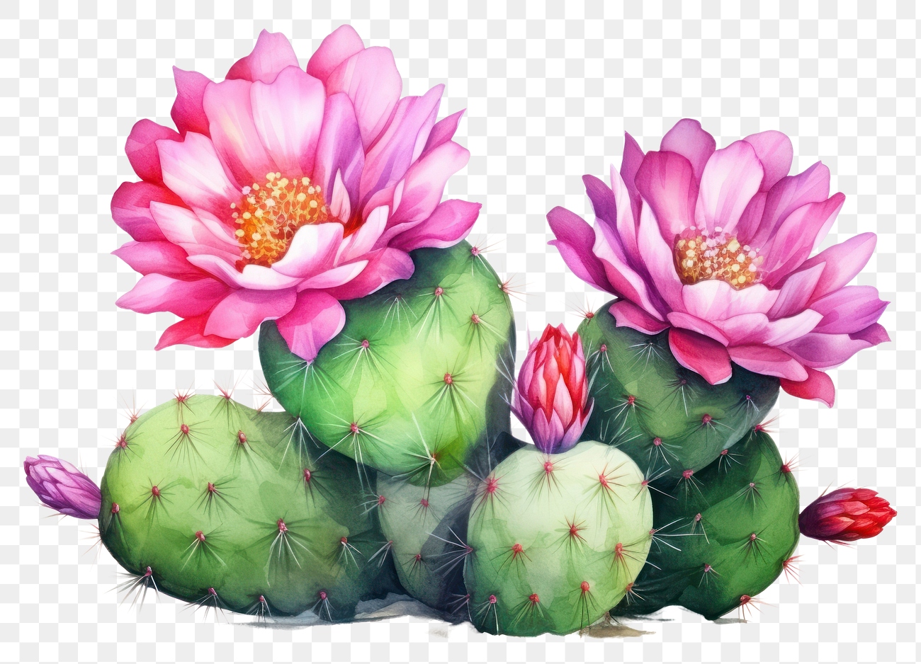 PNG Cactus flower plant inflorescence. | Premium PNG - rawpixel