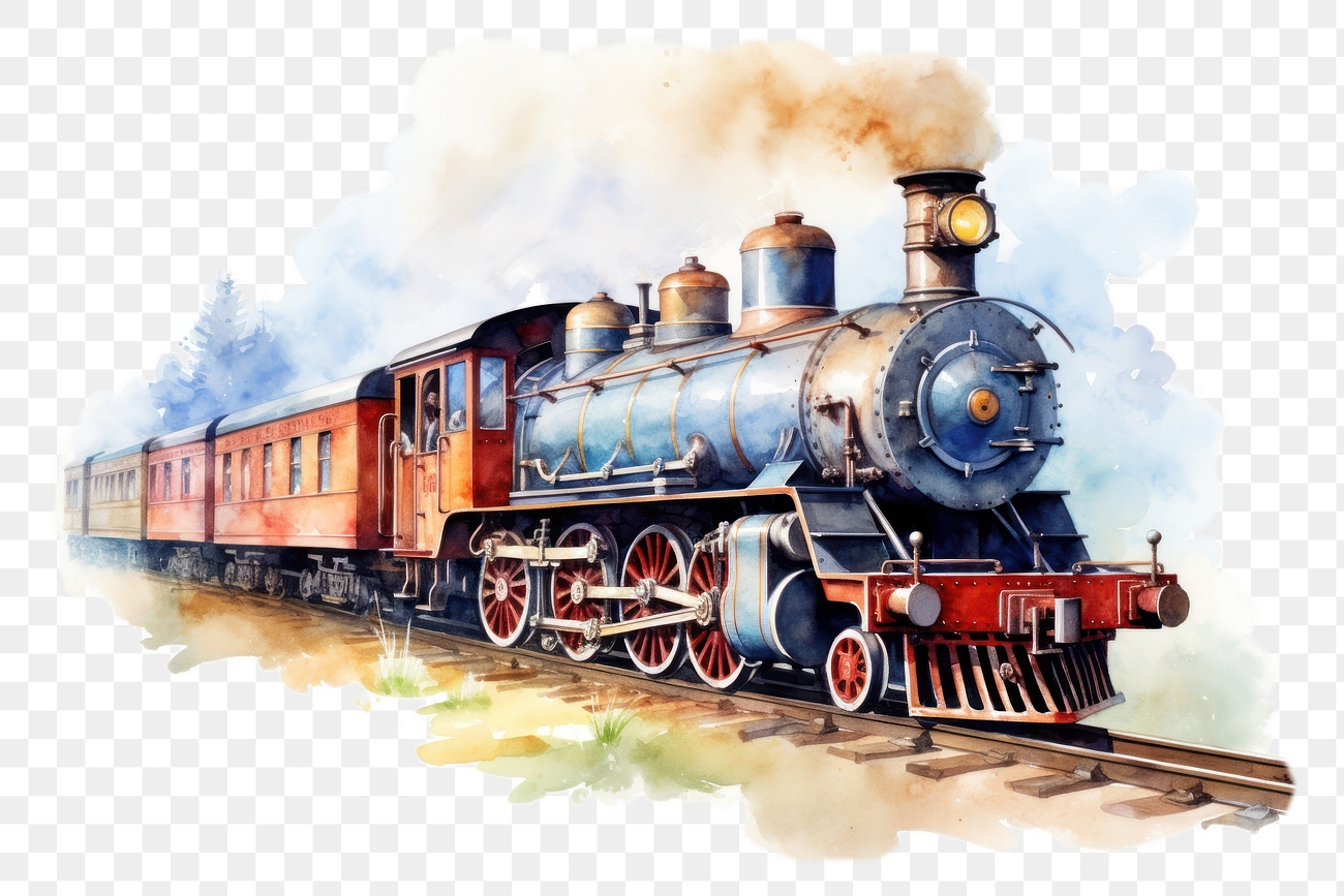 PNG Locomotive vehicle railway train. | Premium PNG - rawpixel