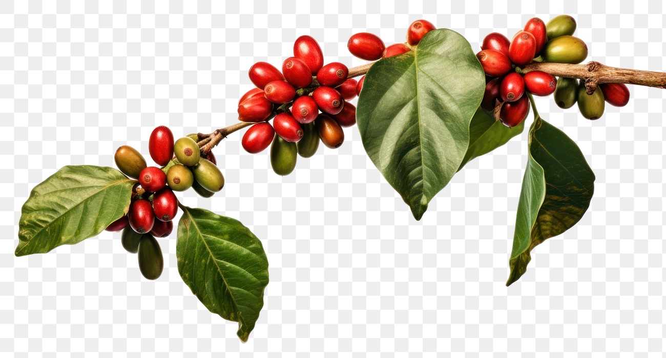 PNG Tree coffee plant leaf | Premium PNG - rawpixel