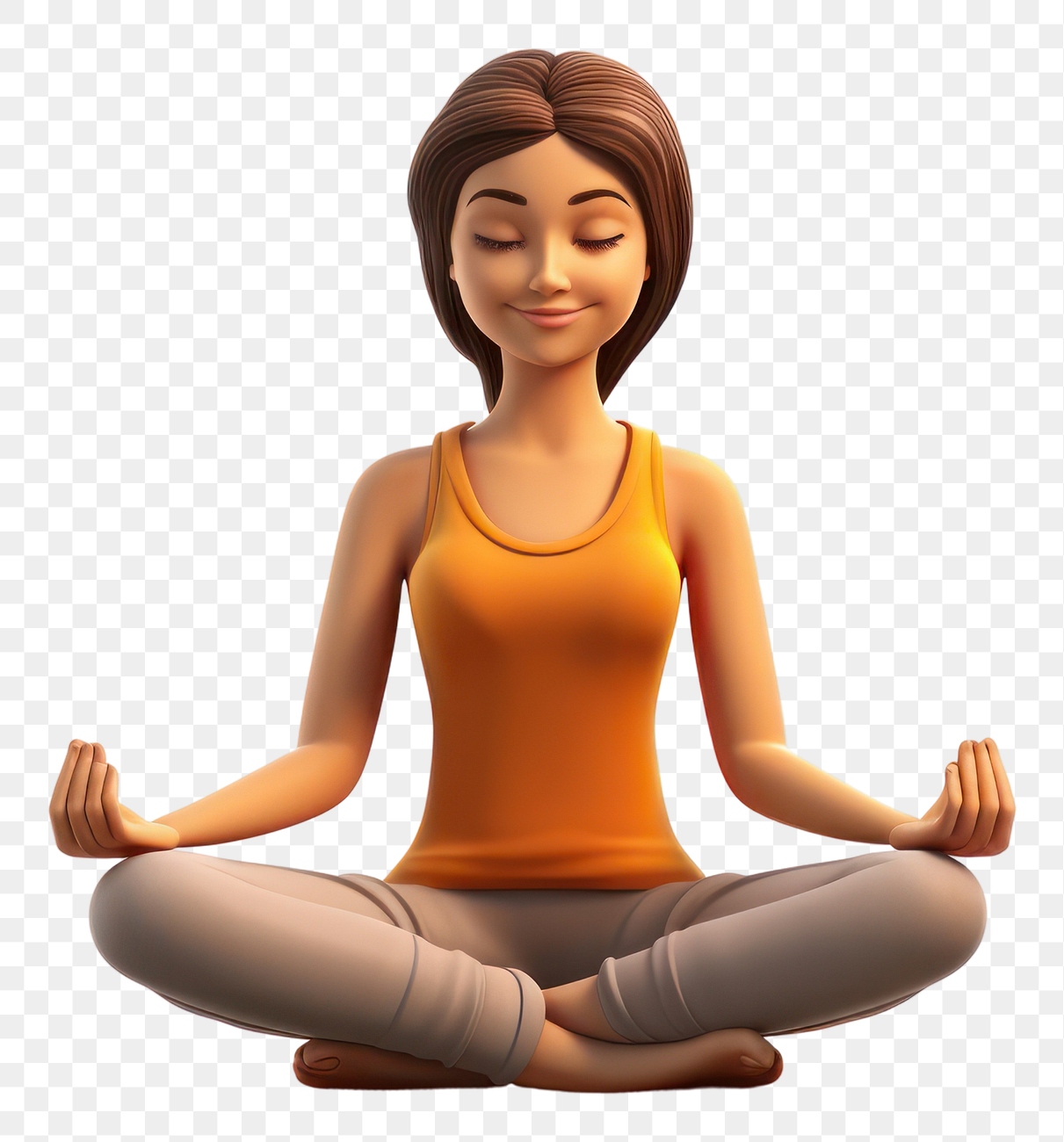 PNG Yoga cartoon sports adult. | Free PNG - rawpixel