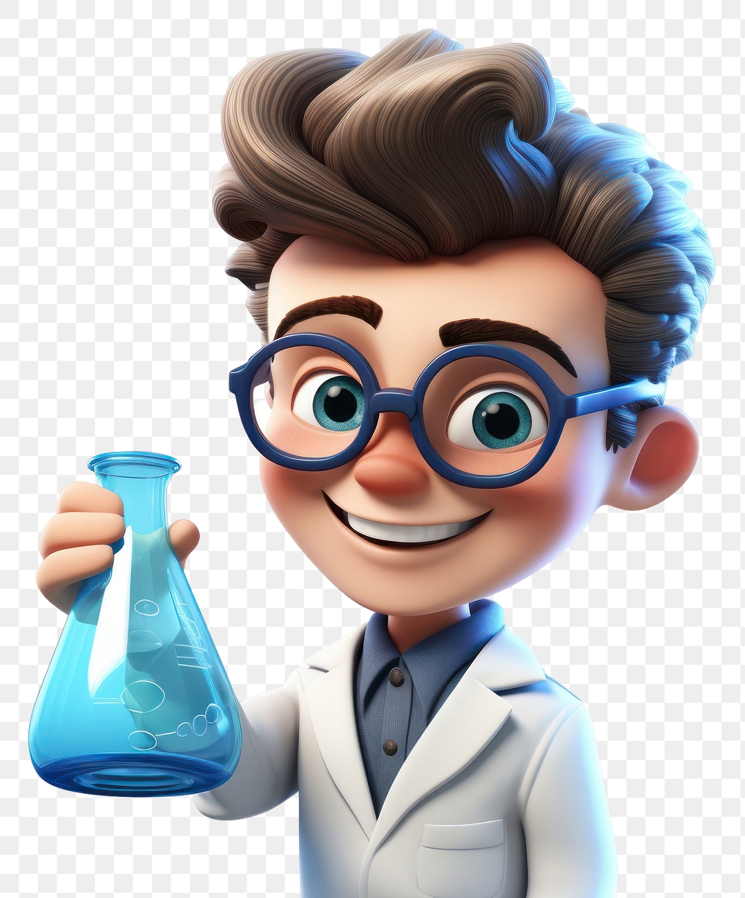 PNG Cartoon scientist science glasses. | Premium PNG - rawpixel