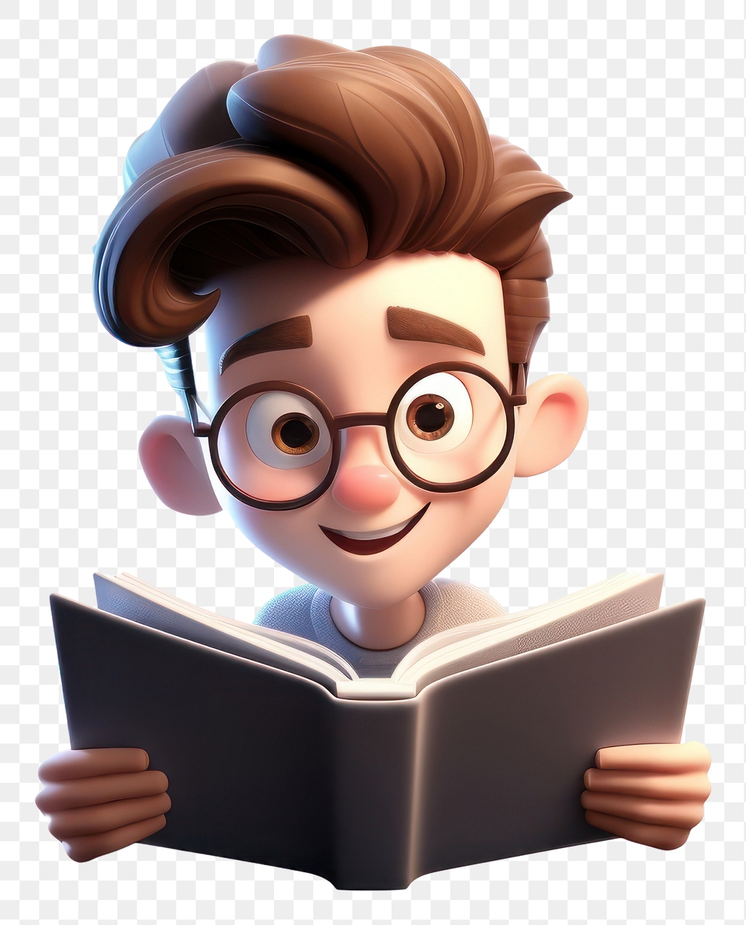 PNG Reading cartoon publication book. | Premium PNG - rawpixel