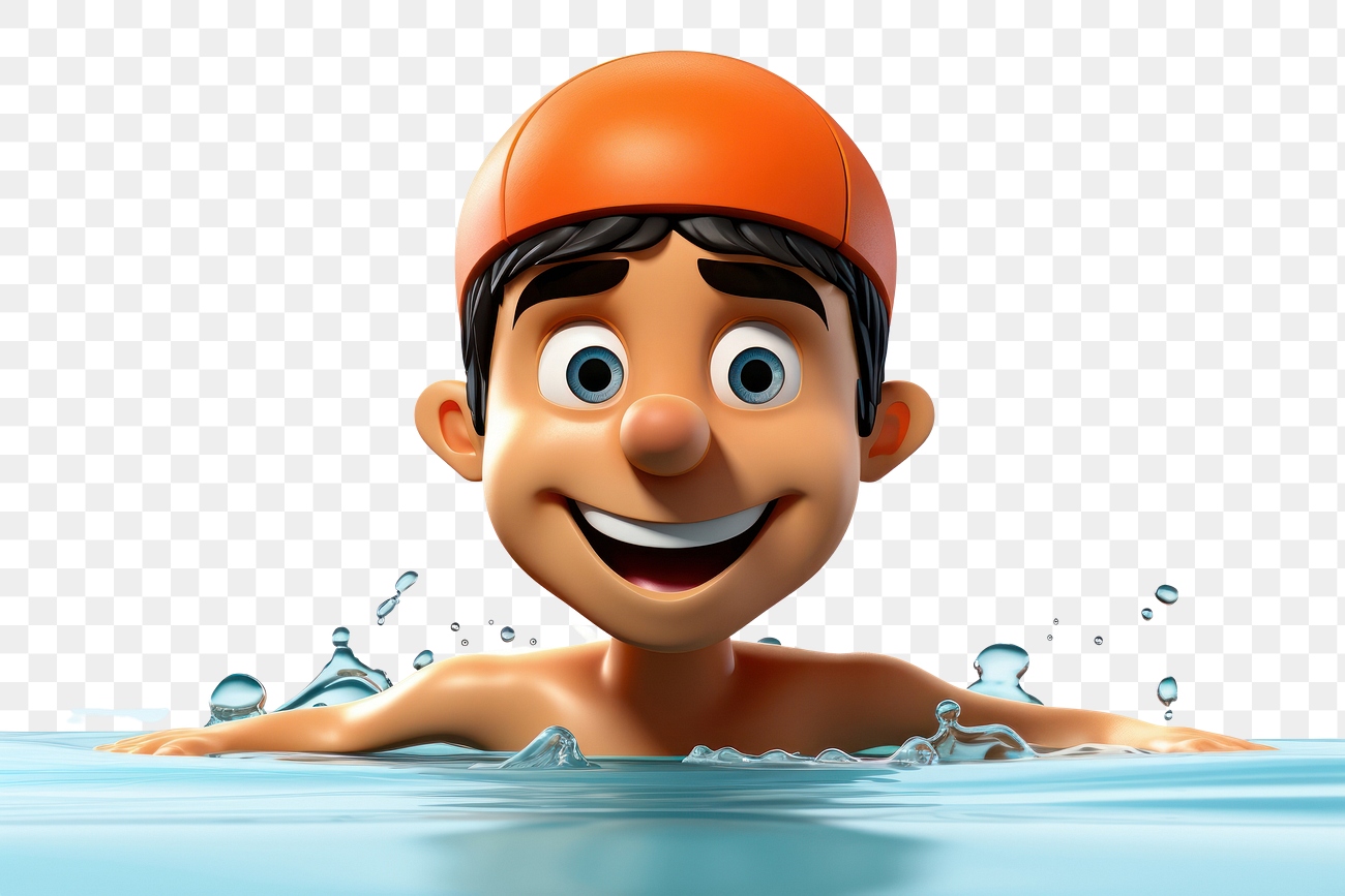PNG Swimming swimmer cartoon sports | Premium PNG - rawpixel