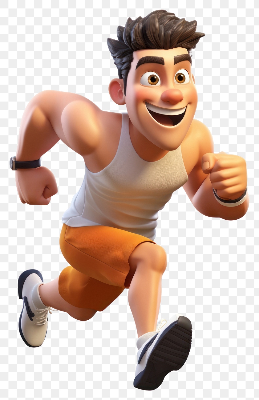 PNG Cartoon determination bodybuilding | Premium PNG - rawpixel