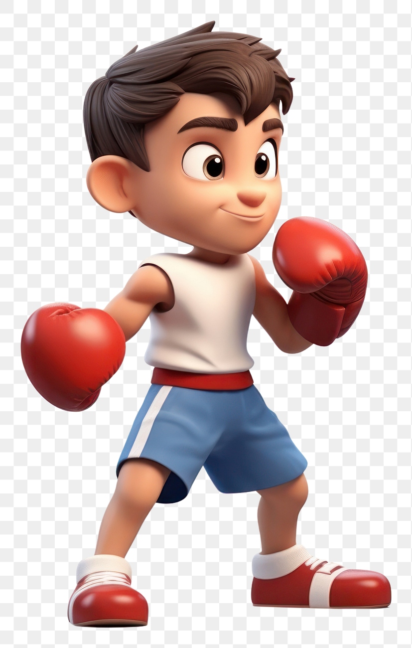 PNG Boxing punching cartoon sports. | Free PNG - rawpixel